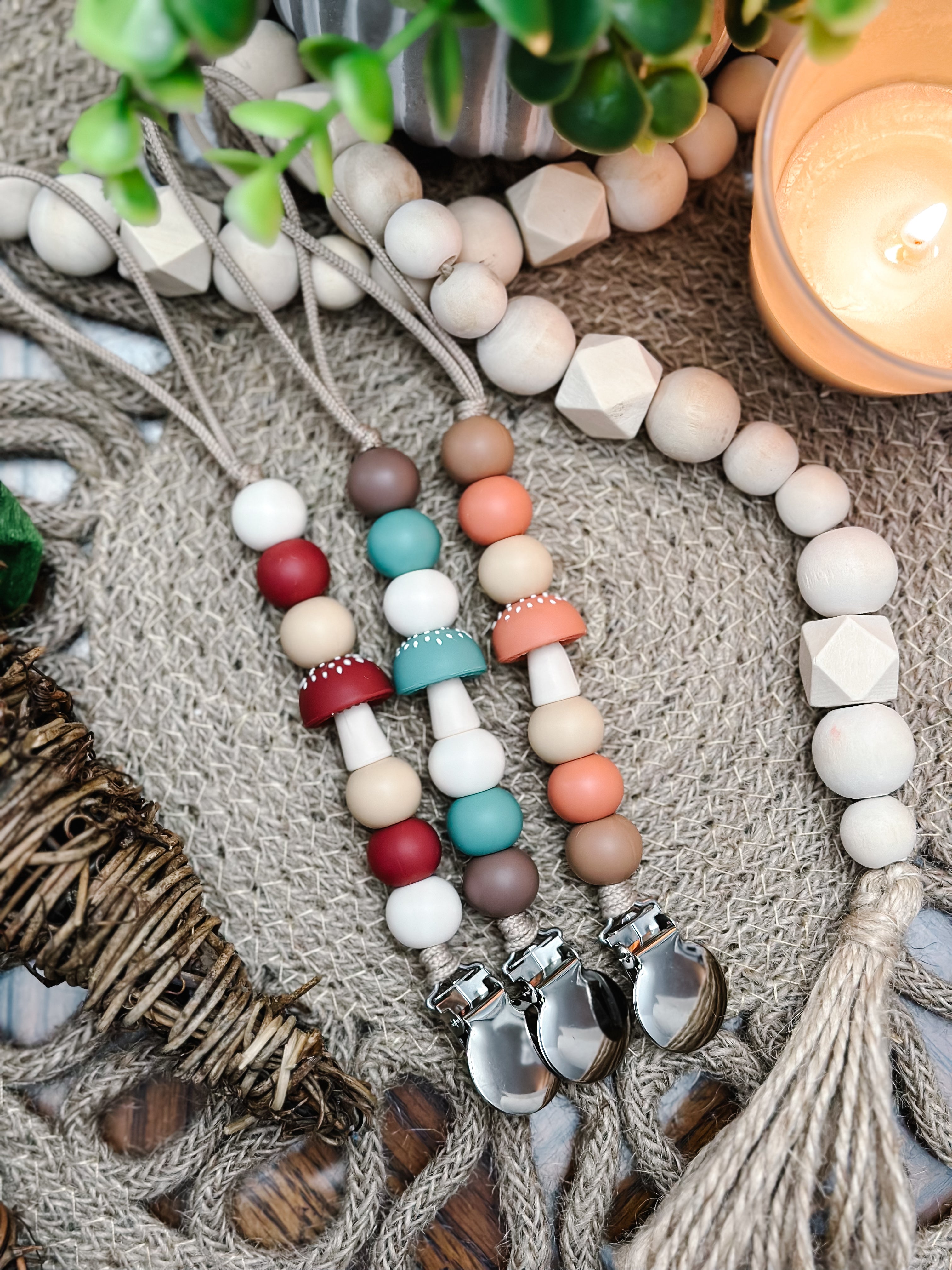 Mushroom Paci Clips – Happi Paci LLC