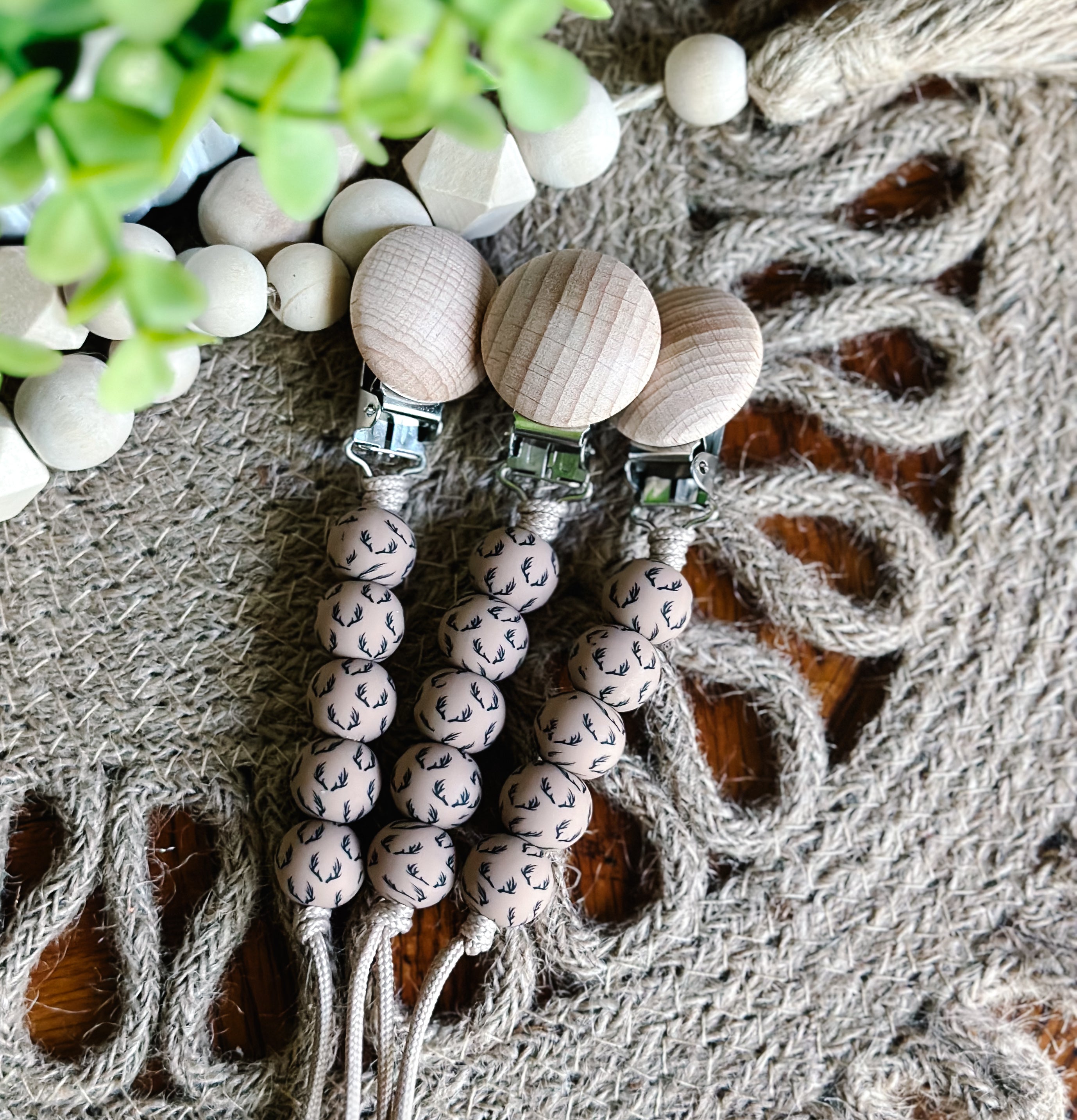 deer antler mini clip – Happi Paci LLC