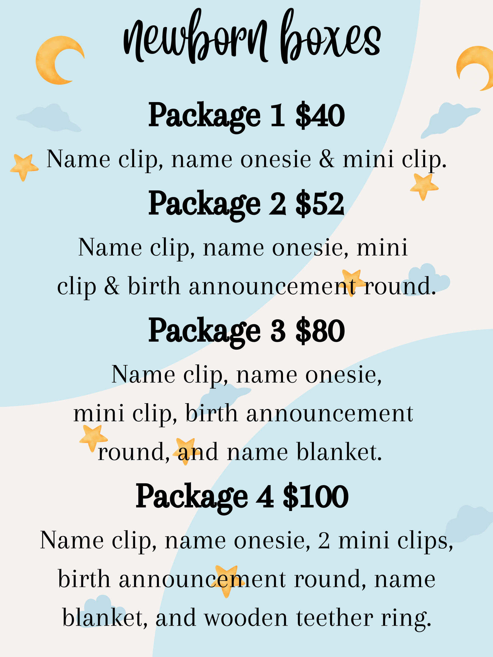 Newborn Boxes – Happi Paci LLC